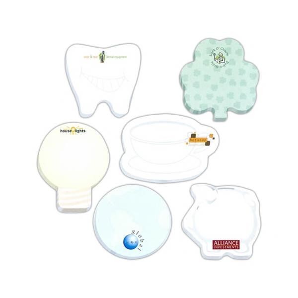 DIE CUT ADHESIVE NOTEPADS 3" x 3" - Premium Industries