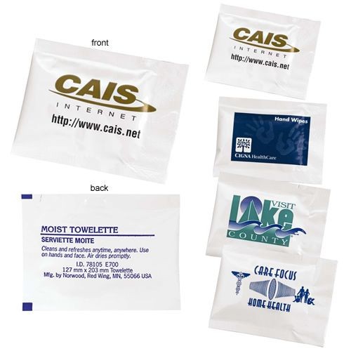 MOIST TOWELETTE PACKET - Premium Industries