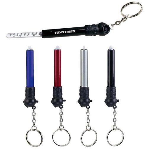 TIRE PRESSURE GUAGE KEY CHAIN - Premium Industries